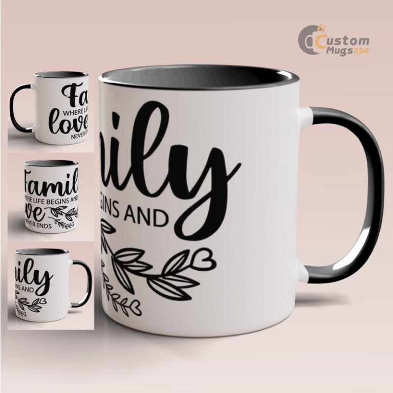 Family Love Quote Mug Design » Custom Mugs Kenya